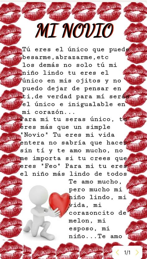 Ideas De Carta Para Mi Novio Image To U