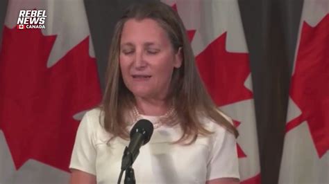 Rebel News On Twitter Rt Rebelnewsqc Deputy Pm Chrystia Freeland