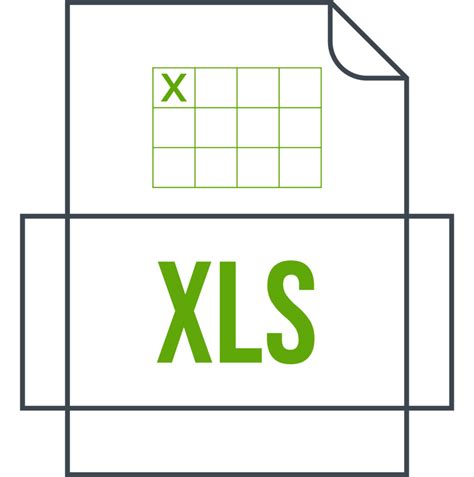 Xls File Icon Crisp Thick Outline Sharp Corners 57326222 Png