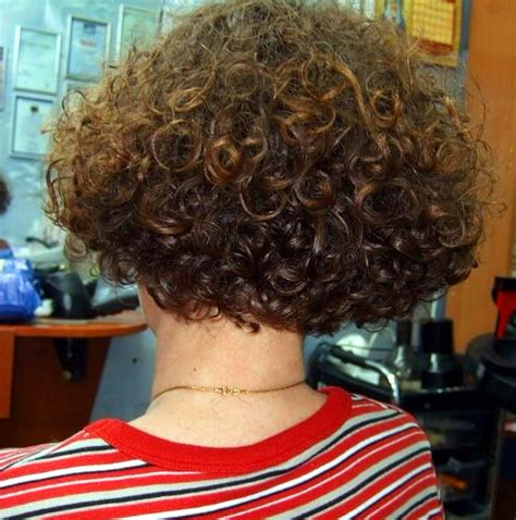 permed bob -- back | Curly hair styles, Short curly hairstyles for women, Curly bob hairstyles