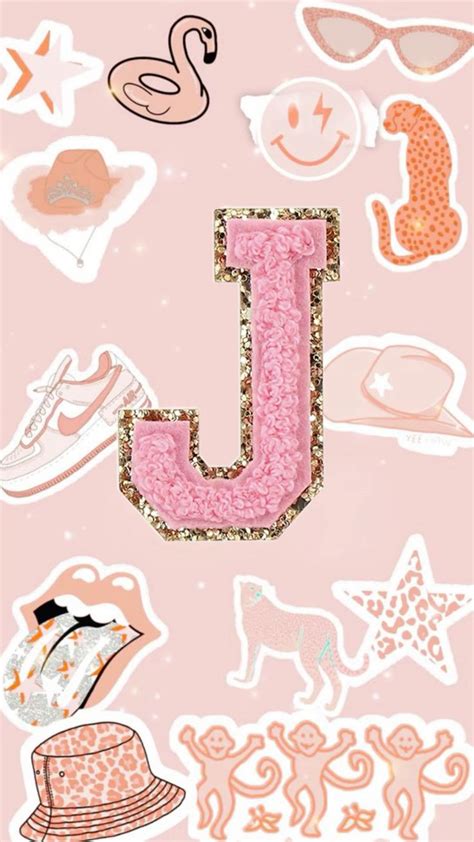 Preppy Letter J Wallpaper Preppy Wallpaper Iphone Wallpaper Preppy