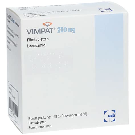 Vimpat® 200mg 120ed 168 St Mit Dem E Rezept Kaufen Shop Apotheke