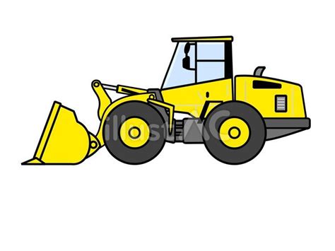 ホイールローダーイラスト No 23340369｜無料イラスト・フリー素材なら「イラストac」