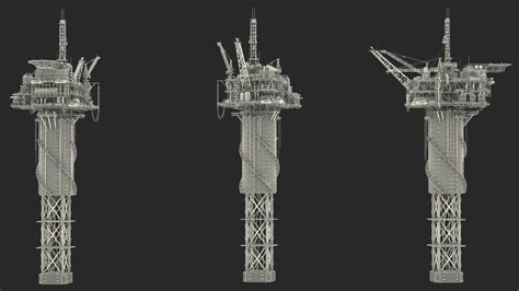 Spar Platform 3d Model 199 3ds Blend C4d Fbx Max Ma Lxo Obj