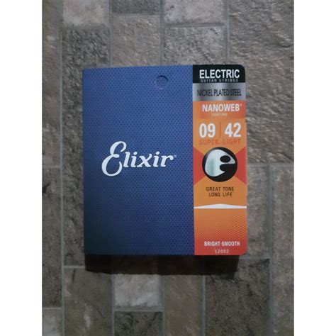 Jual Senar Gitar Elixir Elektrik 09 Satu Set Shopee Indonesia