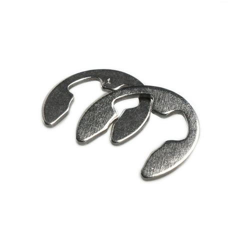 120x Edelstahl E Clips Sortiment Sicherungsring Seegering Sprengring 1