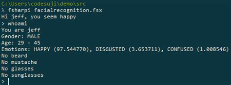 Facial Recognition Using F And Emgucv Codesuji