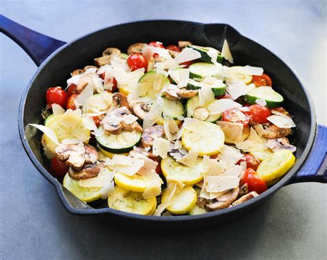 Parmesan Vegetable Skillet Recipe Sidechef