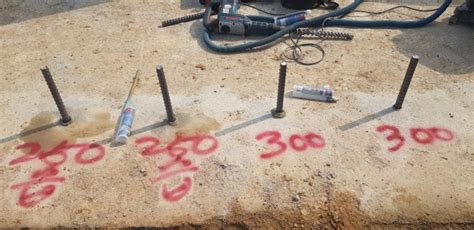 Precast Concrete Column 후 시공 앵커 철근 Uhd32 주입식 케미컬 앵커 Vmuplus 345ml 시공 및