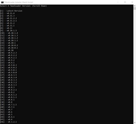Tool Install Any Tmodloader Version From Cmd Terraria Community Forums