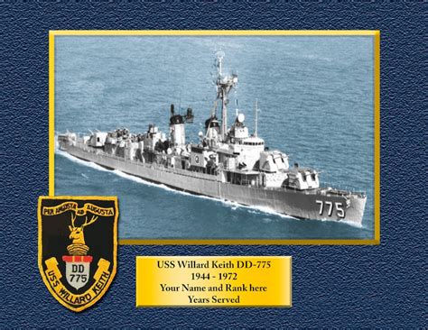 Uss Wasp Cv7 Custom Personalized 8 5 X 11 Print Of Us Navy Etsy