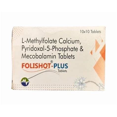 L Methylfolate Calcium Pyridoxal 5 Phosphate Mecobalamin Tablets Packaging Type Box At ₹ 1675