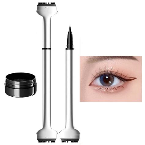 Double Headed Lower Eyelash Stamp Pen 35ml Natural Long Lasting No