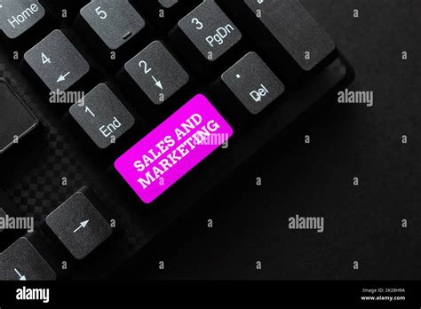 Writing Displaying Text Sales And Marketing Business Idea Promotion Selling Distribution Of