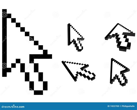 Mouse Cursors Vector Illustration CartoonDealer 7453708