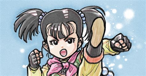 Dq3 女武闘家と男武闘家デフォルメ絵 すりめやどやのかべのイラスト Pixiv