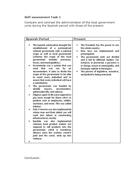 Self Assessment Task 1 Pdf Government Justice