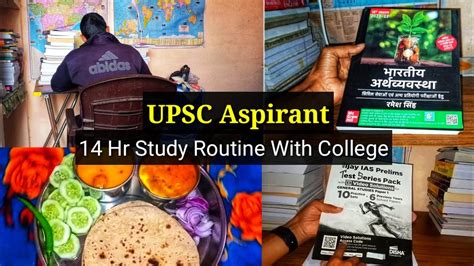 14 Hr Study Routine With College A Day In The Life Of Upsc Aspirant