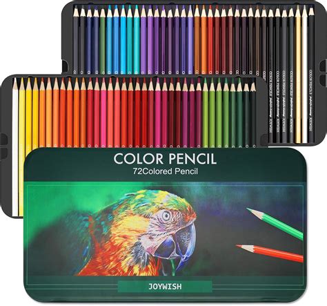 Professional Colored Pencils 72 Colors Artists Pencil Set With Soft