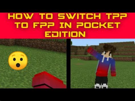 How To Switch Tpp To Fpp In Pocket Edition Minecraft YouTube