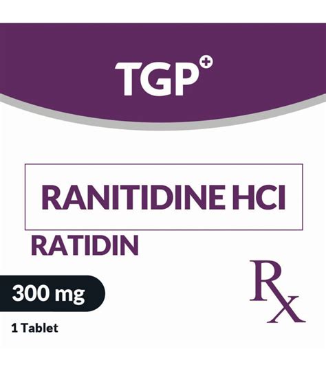 Rx Ratidin Ranitidine Fctab 300mg