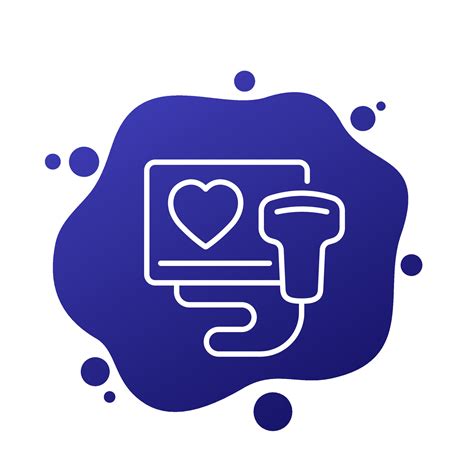 Cardiac Ultrasound Scanner Icon Line 46553007 Vector Art At Vecteezy
