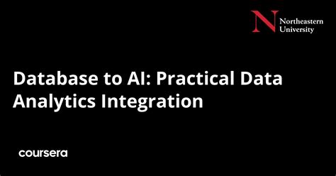 Database To Ai Practical Data Analytics Integration Coursera