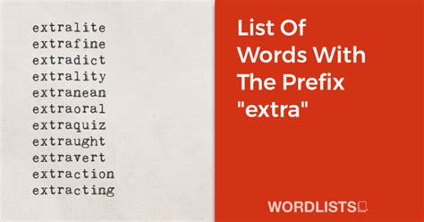 List Of Words With The Prefix Counter
