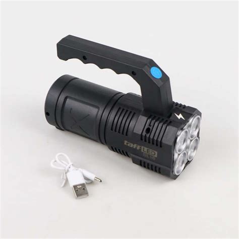 Jual Senter Darurat Flashlight Rechargeable LED COB 1200mAh Senter