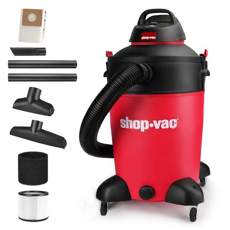 Shop Vac Gallon Peak HP Wet Dry Vacuum With Accessories And Casters