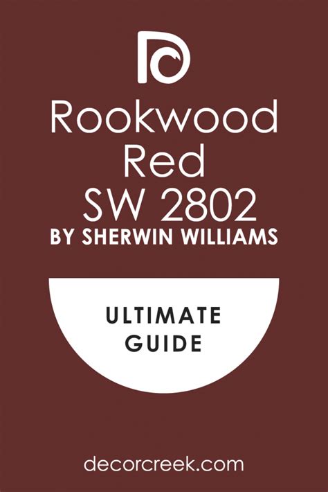 Rookwood Red Sw 2802 Paint Color By Sherwin Williams Decorcreek