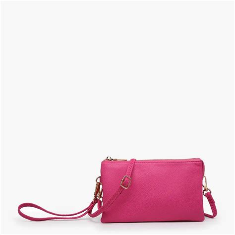 Riley Crossbody Wristlet Berry 3 Graces