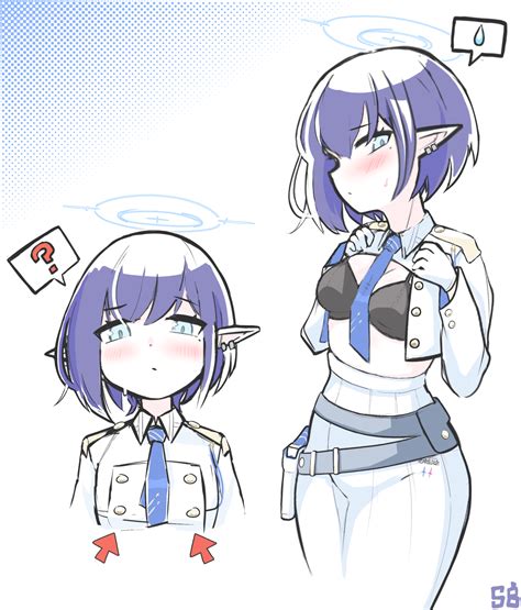 Aoi Blue Archive Drawn By Shoeguy Danbooru