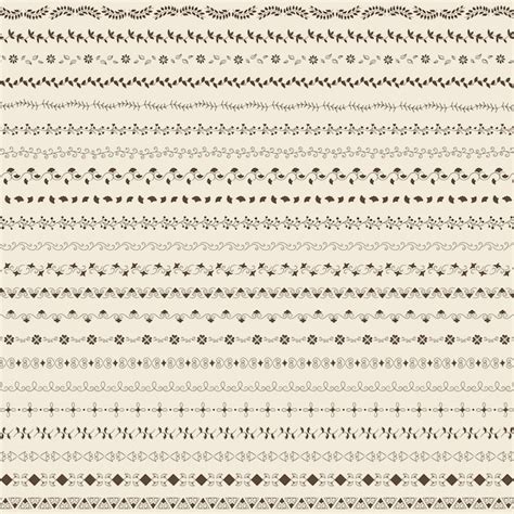 Free Vector Collection Of Divider Design Element Vectors