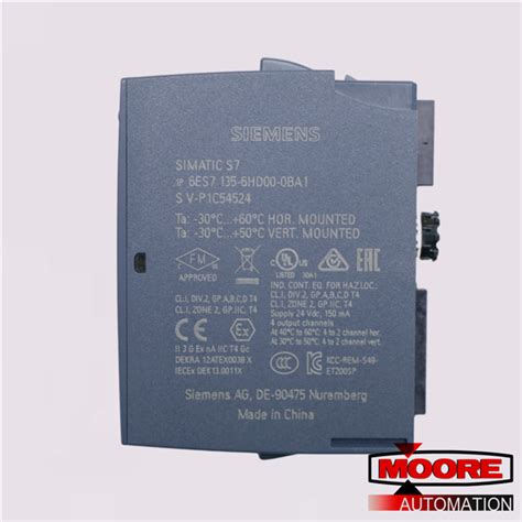 6es7135 6hd00 0ba1 Siemens Simatic Et 200sp Aq 4xu I St