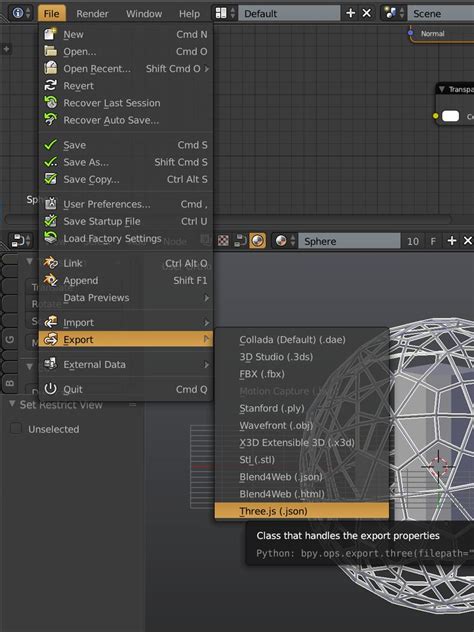 Blender File Export To Json Ingles