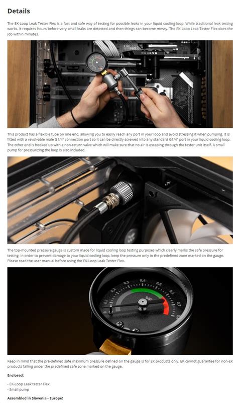 Ek Loop Leak Tester Flex Ple Computers