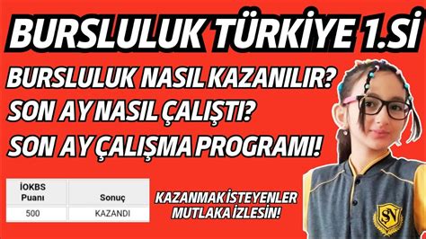 Bursluluk sınavı Türkiye Birincisi 2022 Sosyal Bilgiler Dersligi