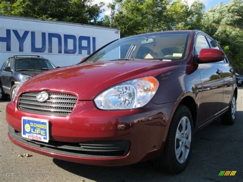 Wine Red Hyundai Accent Gls Door Photo Gtcarlot Car Color Galleries