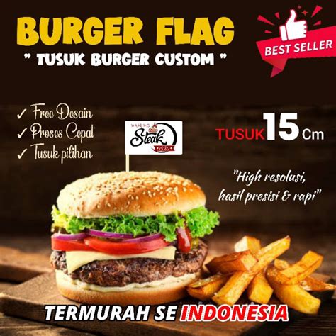 Jual Food Flag Burger Flag Bendera Burger Bendera Burger Custom