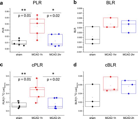 A C Pyruvate To Lactate Ratios Plr And Ratios Corrected For [1 13 Download Scientific