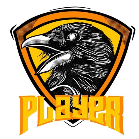 Illustration Crows Logodesign Stock Illustration Illustration Of