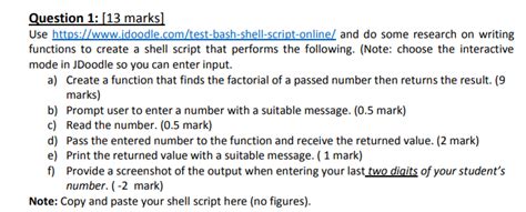 Solved Question 1 13 Marks Use Chegg Com