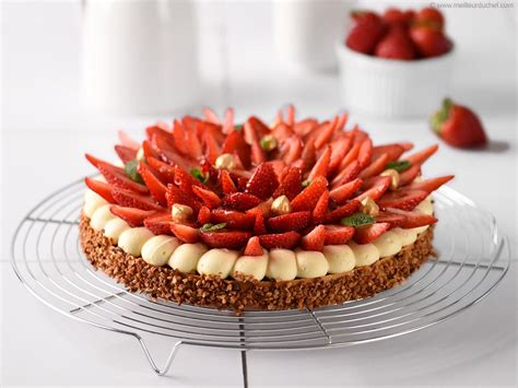 Tarte à la fraise Fiche recette illustrée Meilleur du Chef