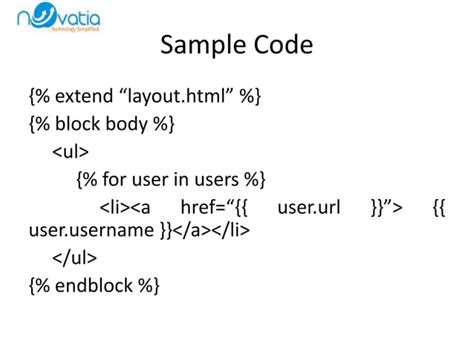 Jinja Template Engine PPTX Web Design And HTML Internet