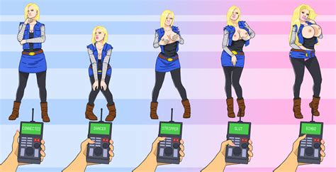 Rule 34 Android 18 Ass Expansion Banedearg Bimbo Bimbofication Breast Expansion Dragon Ball