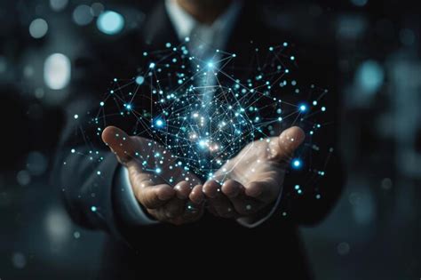 Premium Photo Blockchain Technology Connecting People And Global Business