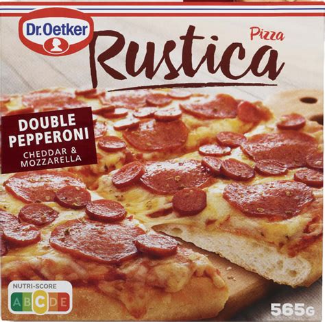 Dr Oetker Rustica Double Pepperoni 565g Se Beste Pris