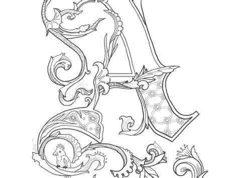 Illuminated Alphabet Templates Alice Stanne Illuminated Letters