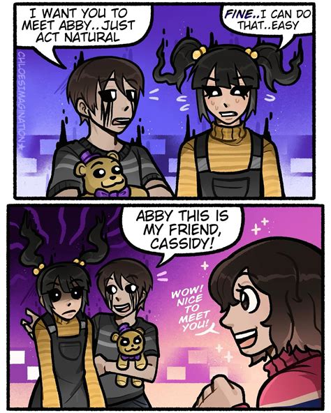 ⭐️chloes 20↑ 🇨🇦i⭐️ Fnaf Cassidy Is Nervous To Meet Abby Ive